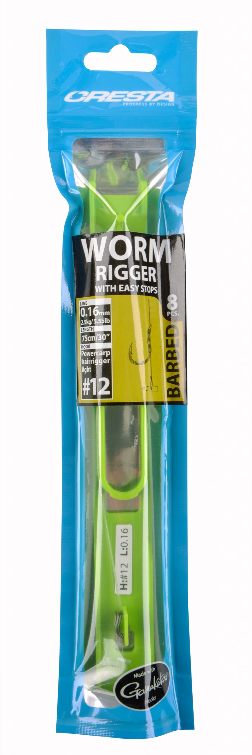 Cresta Worm Rigger With Easy Stop - Nipro Hengelsport