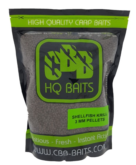 CBB HQ Baits Shellfish Krill Pellet 1kg - Nipro Hengelsport