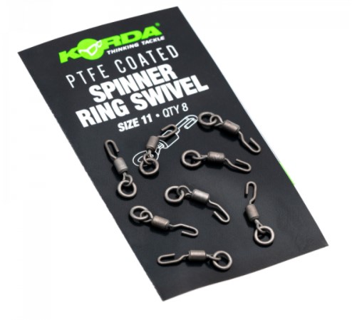 Korda PTFE Spinner Ring Swivel 8pcs - Nipro Hengelsport