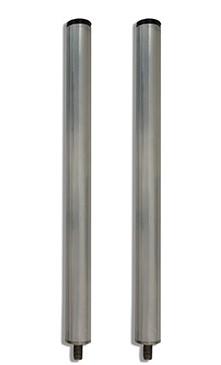 Matrix 25mm Leg Extensions 30cm 2pcs Zilver - Nipro Hengelsport