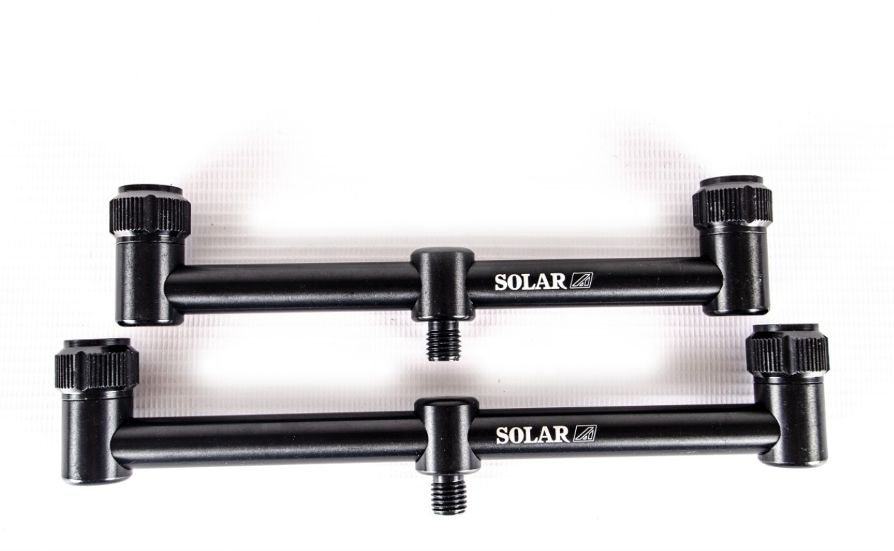 Solar A1 Aluminium 2-Rod Fixed Buzz Bar 7" - Nipro Hengelsport