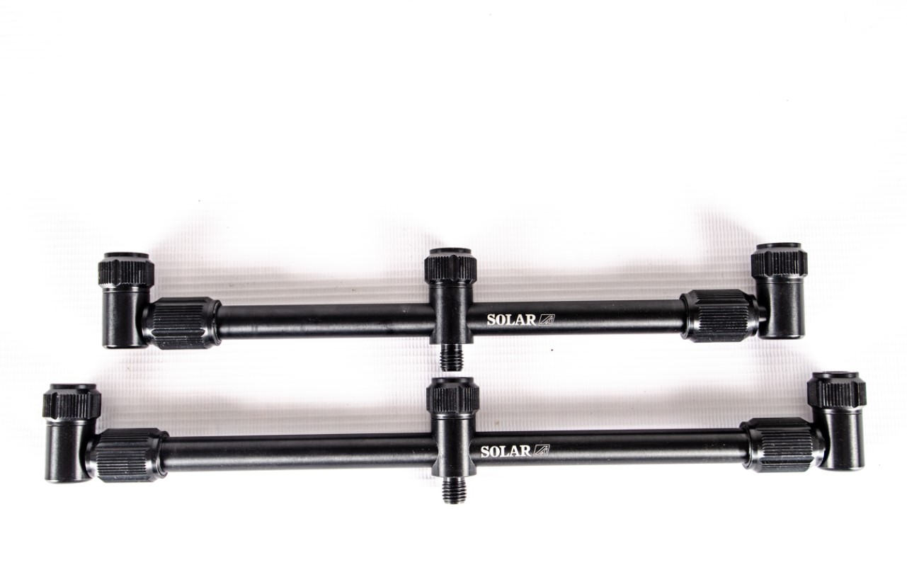 Solar A1 Aluminium 3-Rod Adjustable Buzz Bar Front - Nipro Hengelsport
