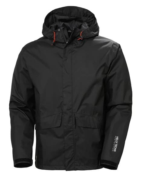 HH. Manchester Rain Jacket 990 Black - Nipro Hengelsport